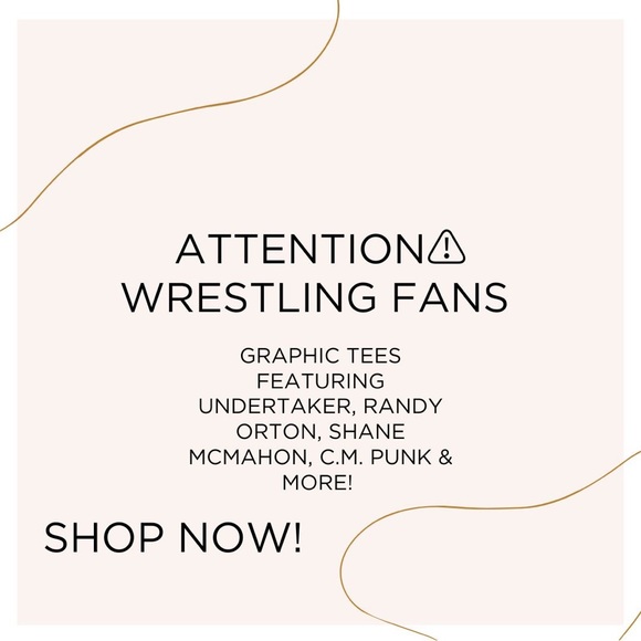 WWE | Shirts | Tons Of Wwe And Aew Clothing Items | Poshmark